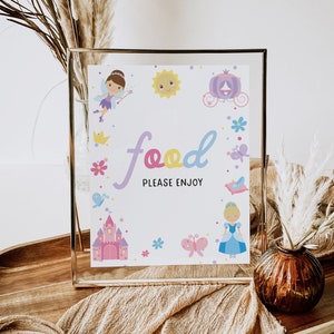 Food Table Sign 8x10, Editable Template Printable Instant Download ...