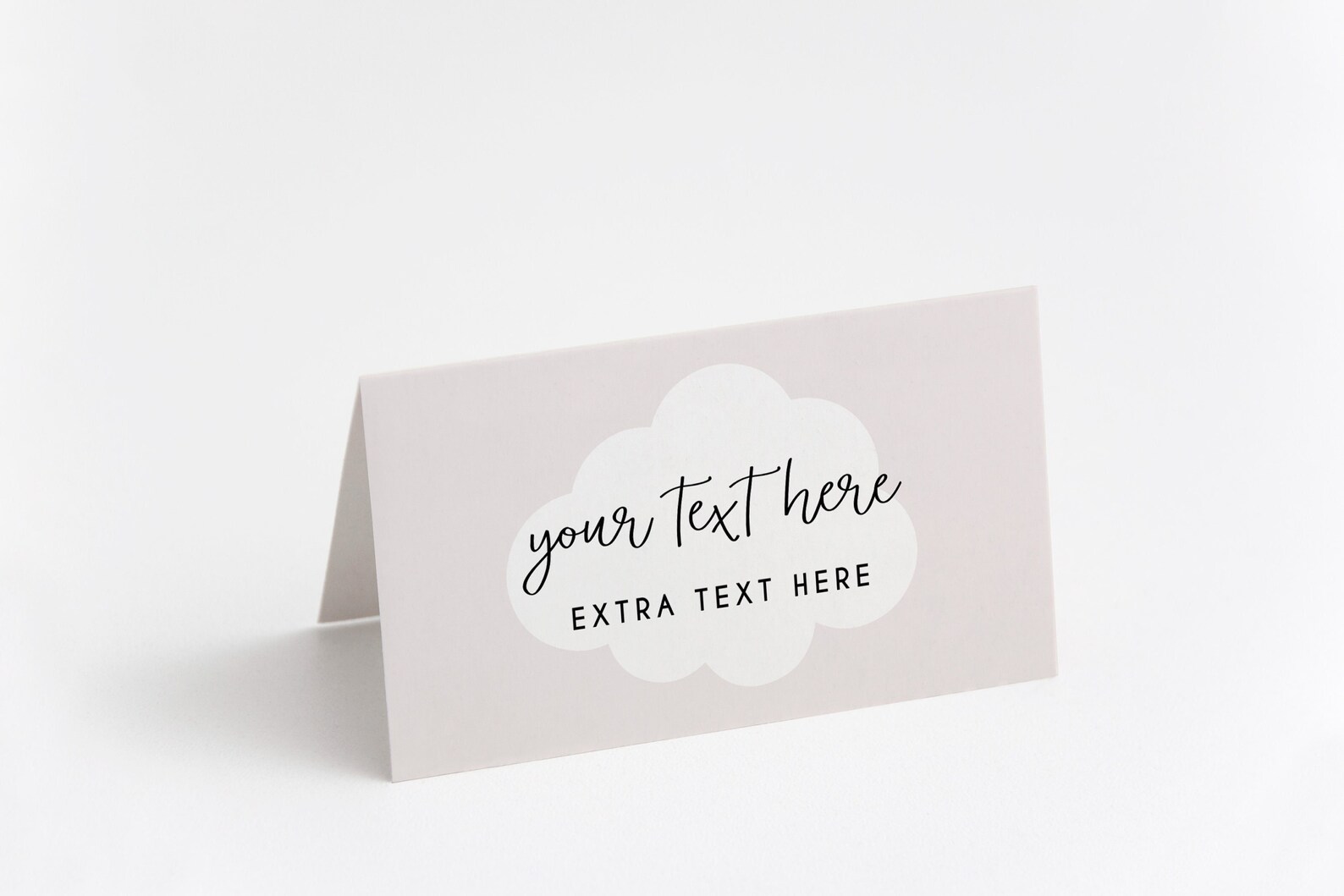 Editable Food Labels Pink Cloud Food Label Place Card - Etsy Australia