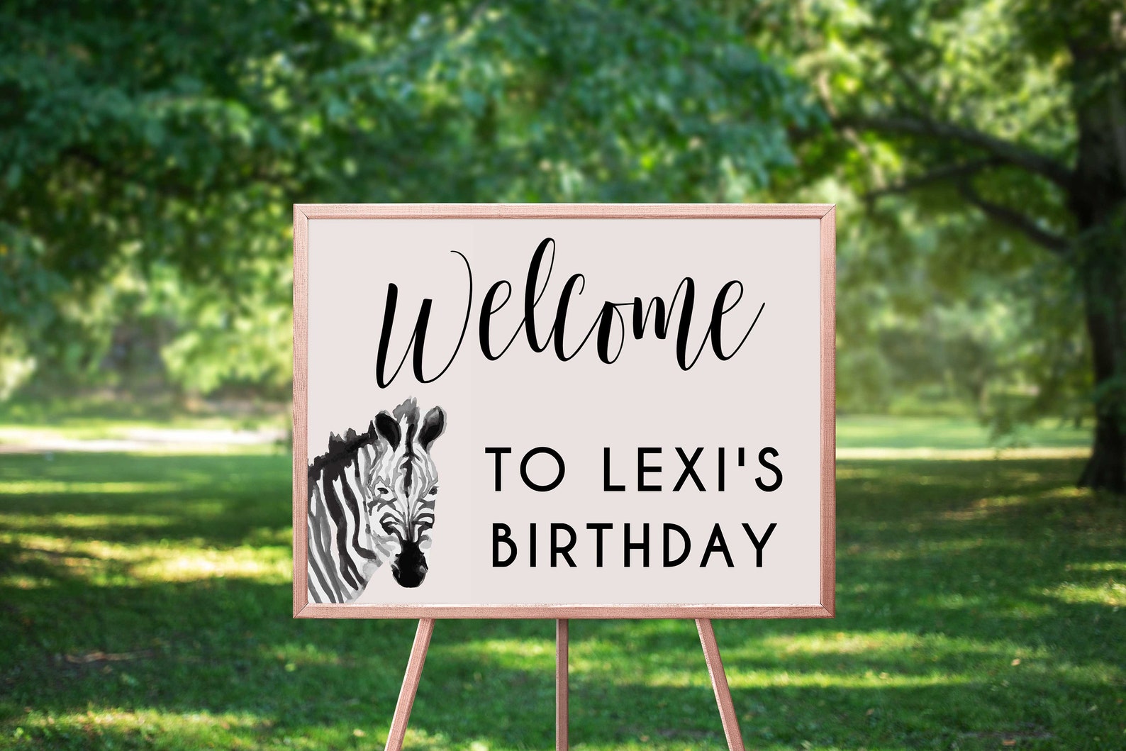 Editable Birthday Welcome Sign Birthday Welcome Poster INSTANT - Etsy ...