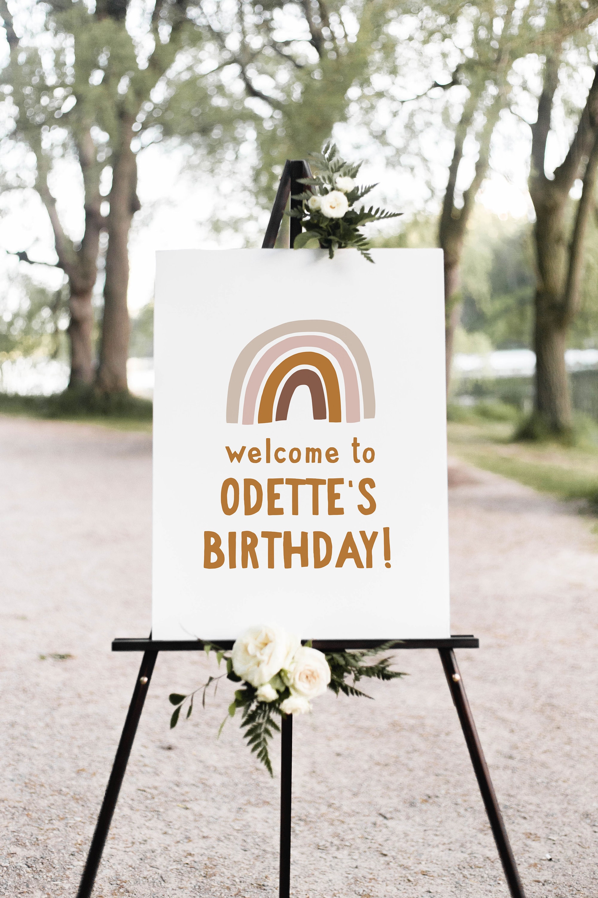 Rainbow Welcome Sign Rainbow Baby Shower Welcome Poster - Etsy Australia