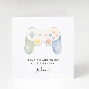 Editable Birthday Card Template, DIY Printable 90s Retro Game ...