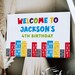 Superhero Welcome Sign, Editable Boys Birthday Party Comic Book Theme ...