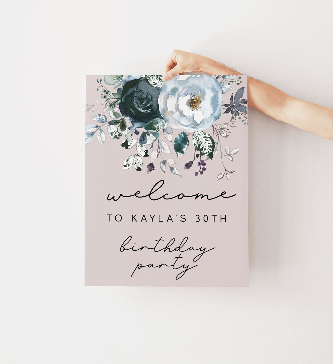 Editable Birthday Welcome Sign Birthday Welcome Poster - Etsy