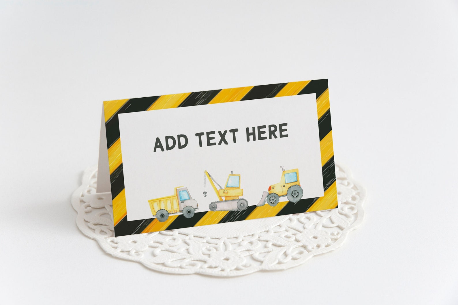 Construction Birthday Party Food Tent Labels, Construction Birthday ...