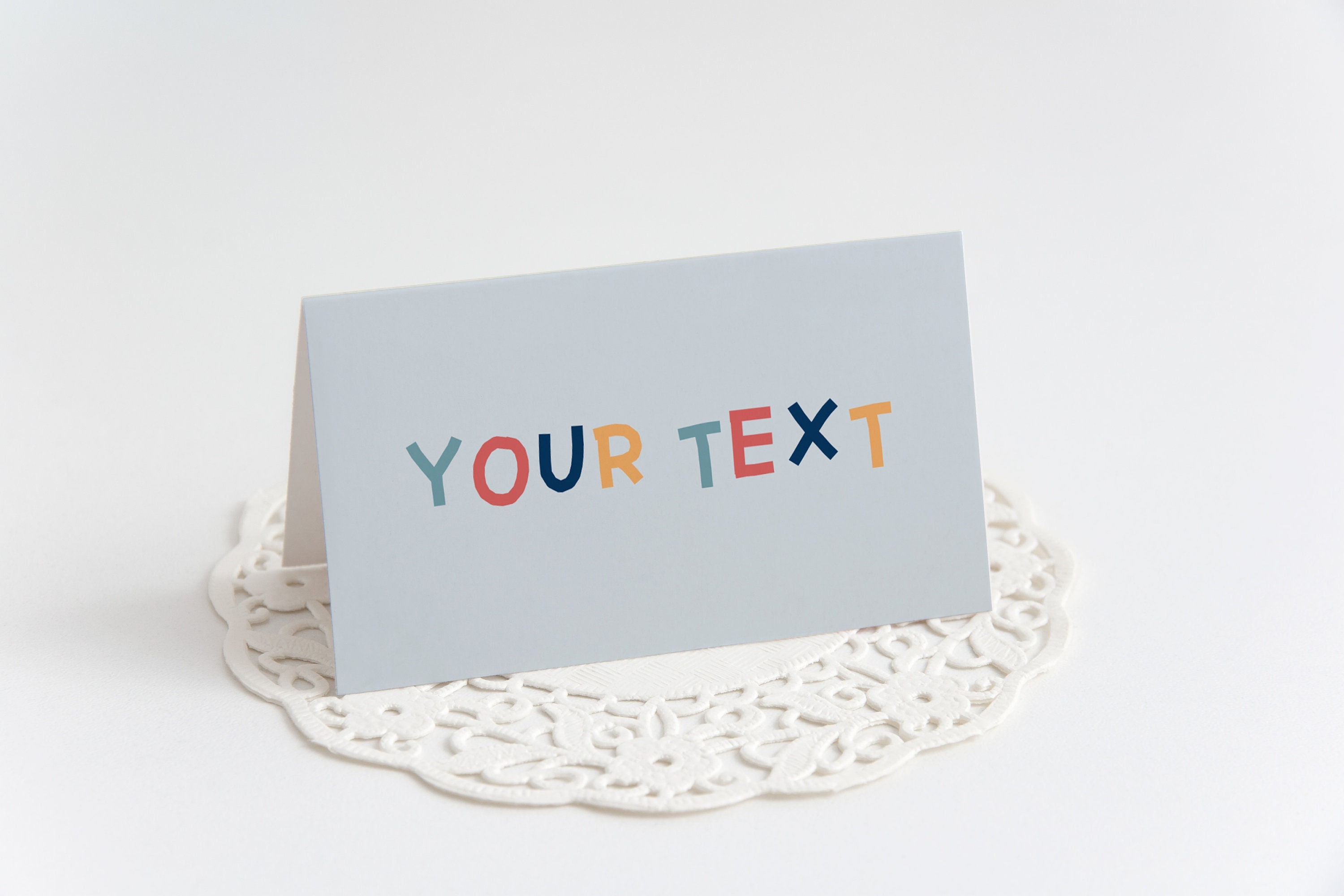 Editable Food Labels Colorful Rainbow Food Label Place Card - Etsy ...