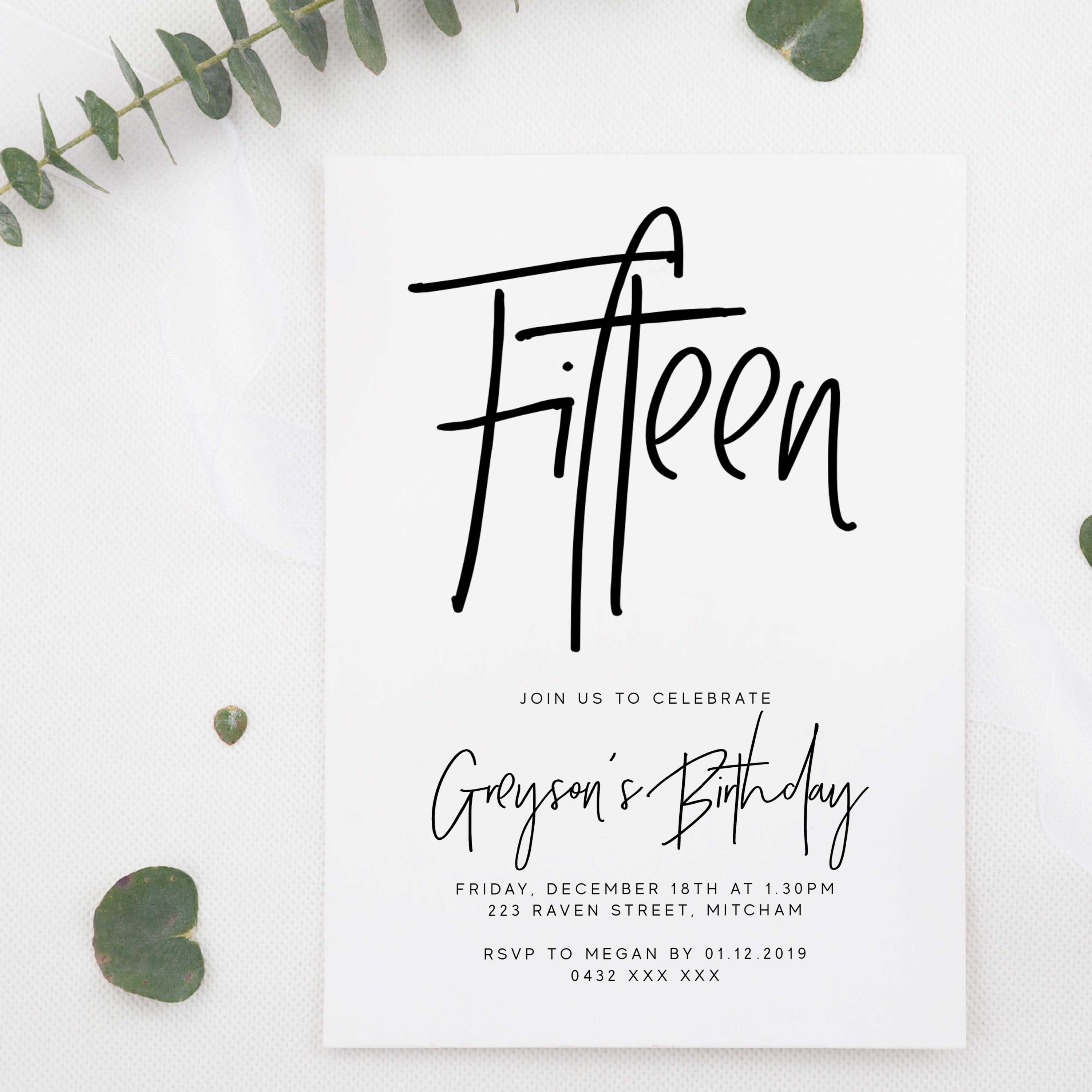 Simple Party Invitation Template