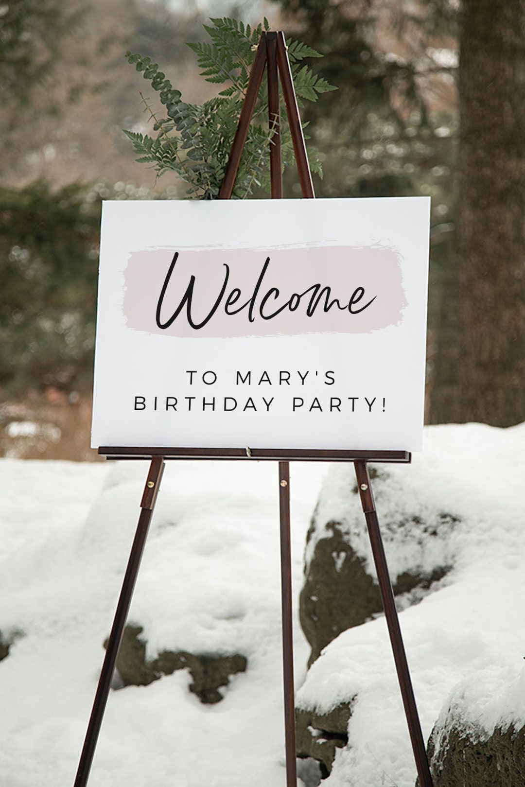 Editable Birthday Welcome Sign, Birthday Welcome Poster, INSTANT ...