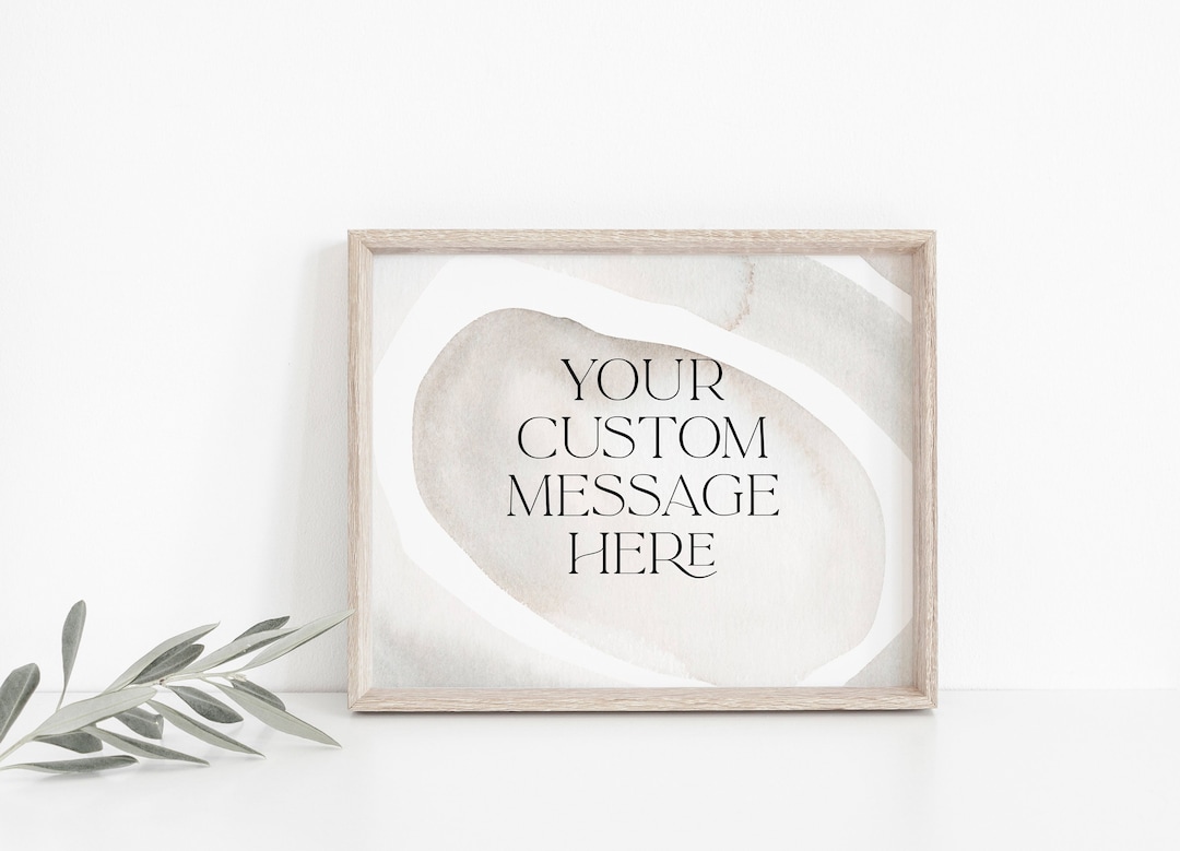 8x10 Sign Template for Weddings, Customizable Bridal Shower Wedding ...