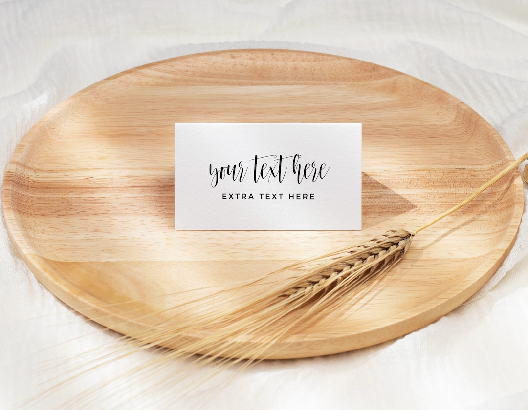 Editable Food Labels Simple Minimalist Buffet Food Label - Etsy