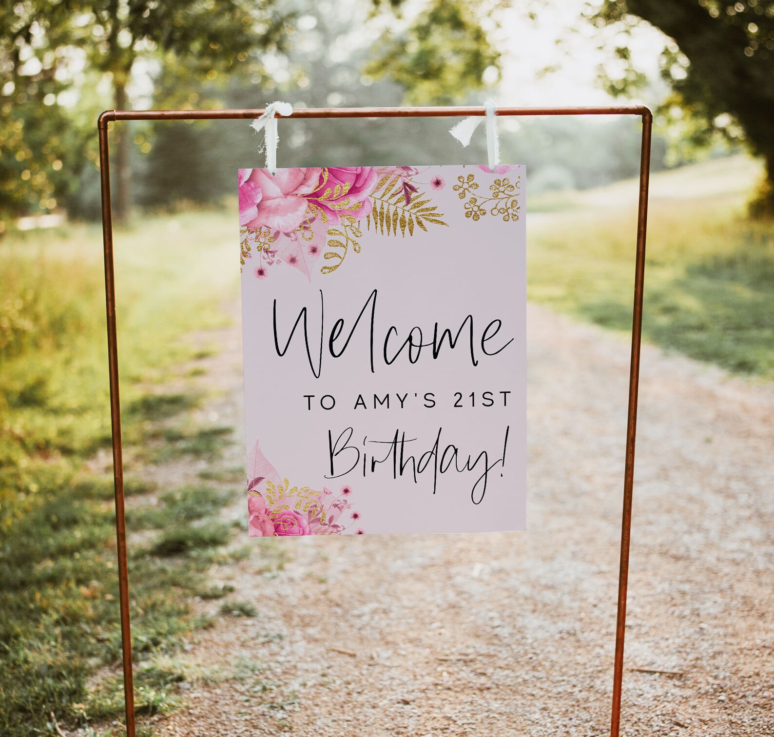 Editable Birthday Welcome Sign Birthday Welcome Poster INSTANT - Etsy