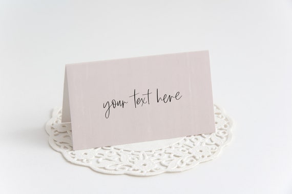 Editable Food Labels Blush Pink Food Label Place Card - Etsy