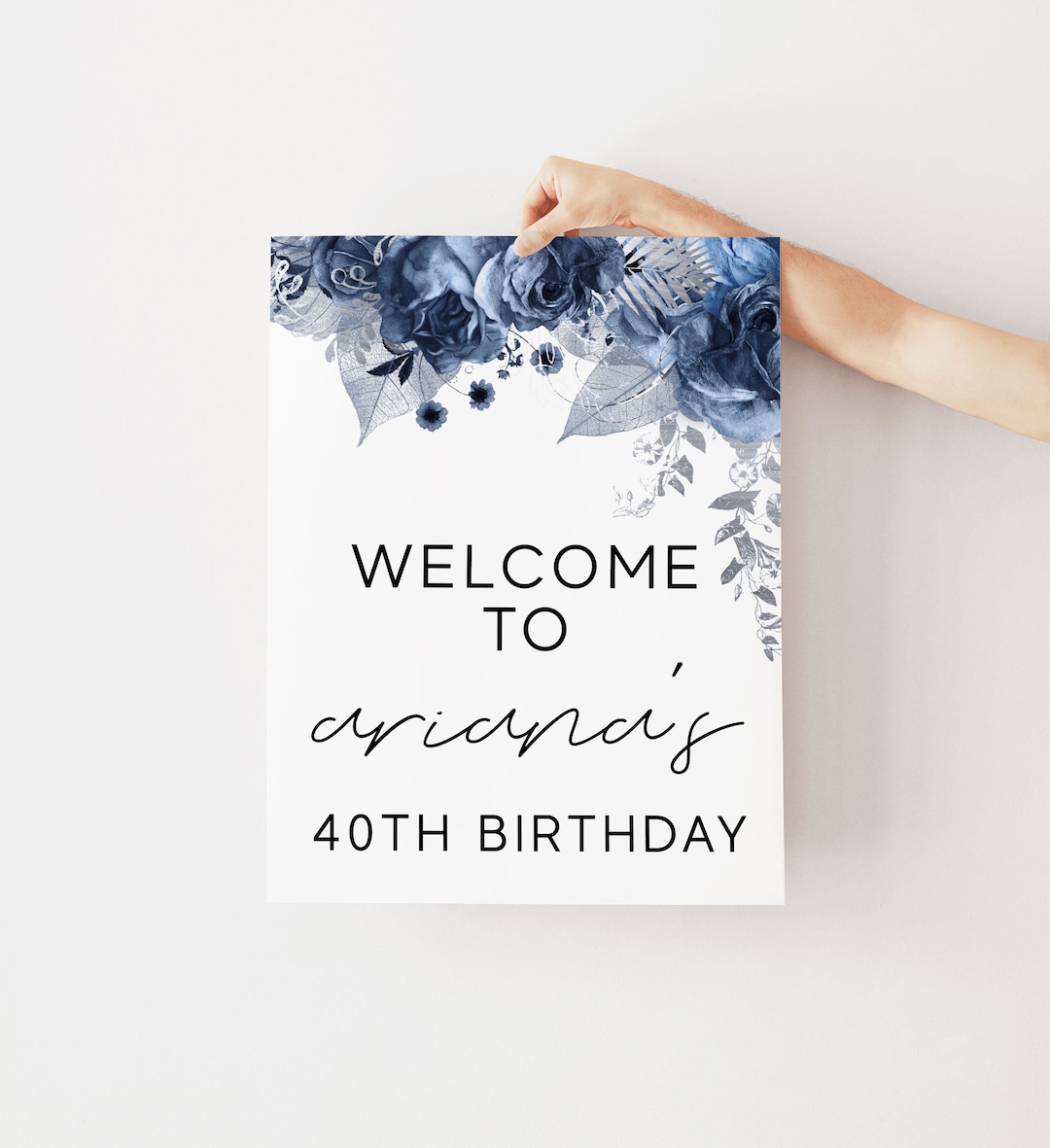 Editable Birthday Welcome Sign Birthday Poster INSTANT DOWNLOAD ...