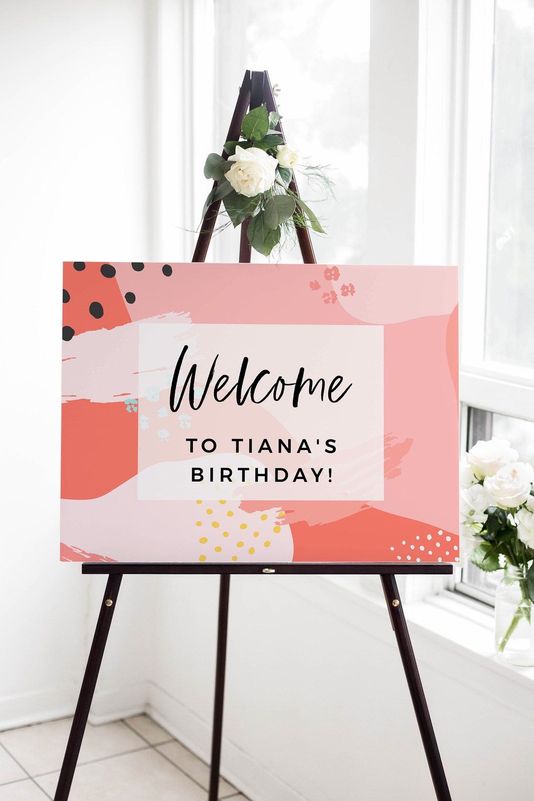 Editable Birthday Welcome Sign Poster INSTANT DOWNLOAD Birthday ...