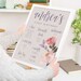 Floral Milestone Poster, Girls 1st Year Keepsake, Editable Template ...