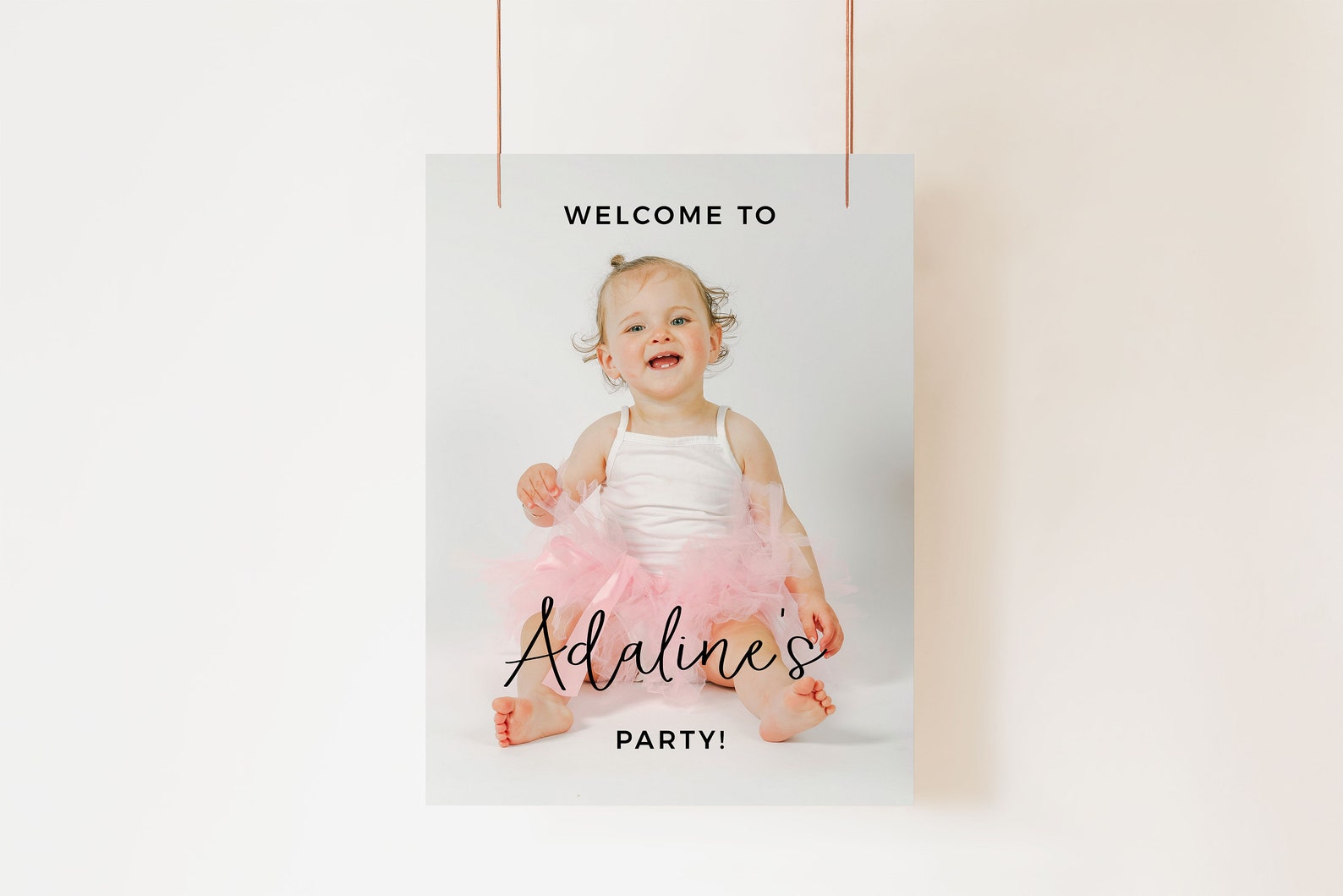 Editable Birthday Welcome Sign Birthday Welcome Poster INSTANT DOWNLOAD ...