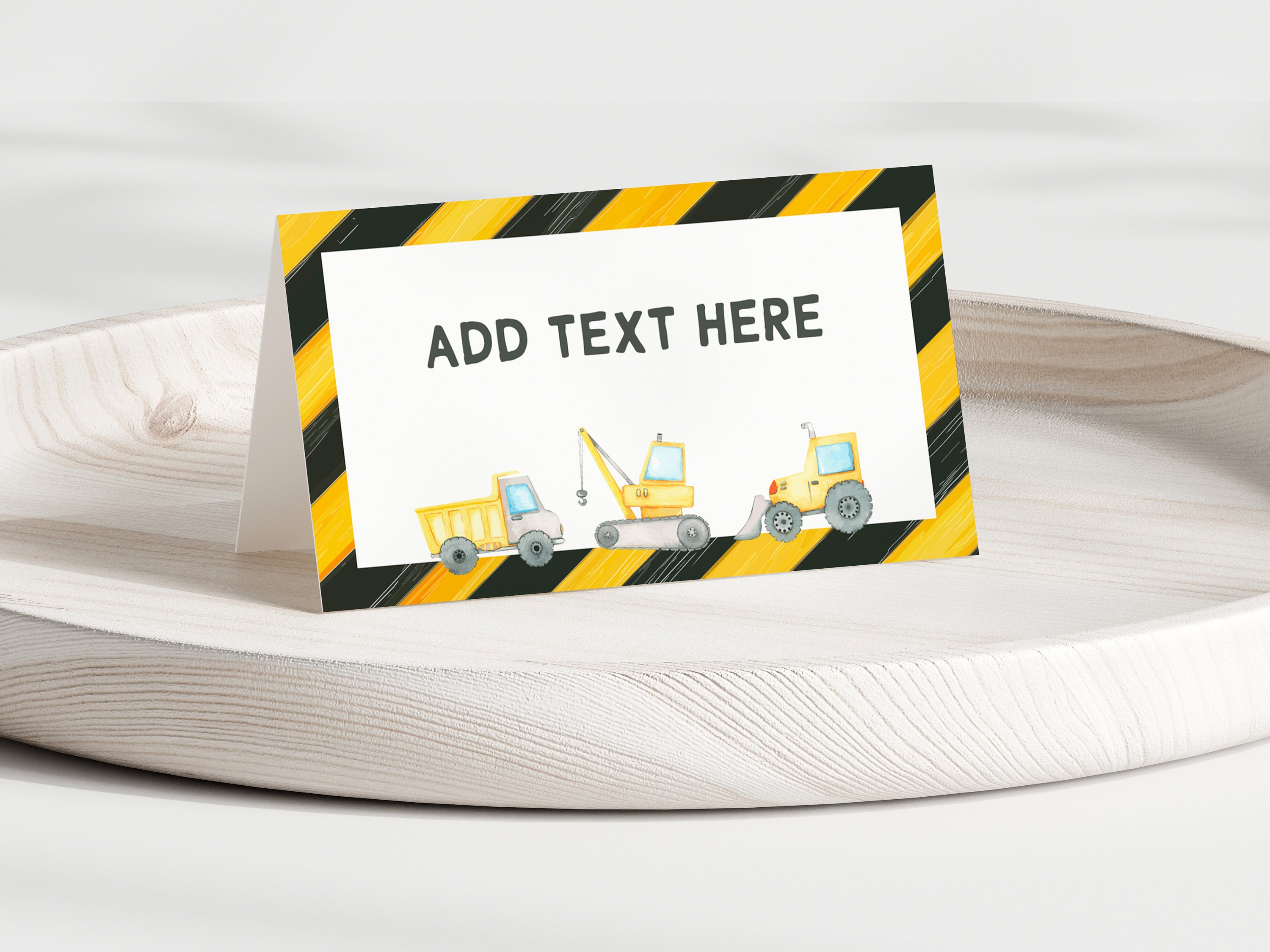 Construction Birthday Party Food Tent Labels, Construction Birthday ...