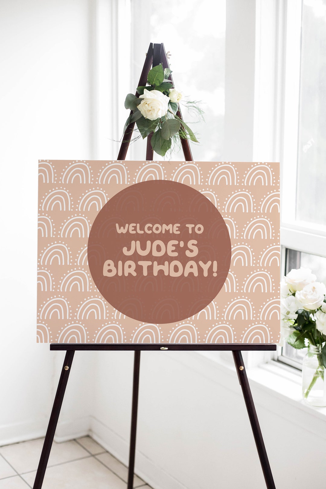 Editable Birthday Welcome Sign Birthday Welcome Poster INSTANT DOWNLOAD ...