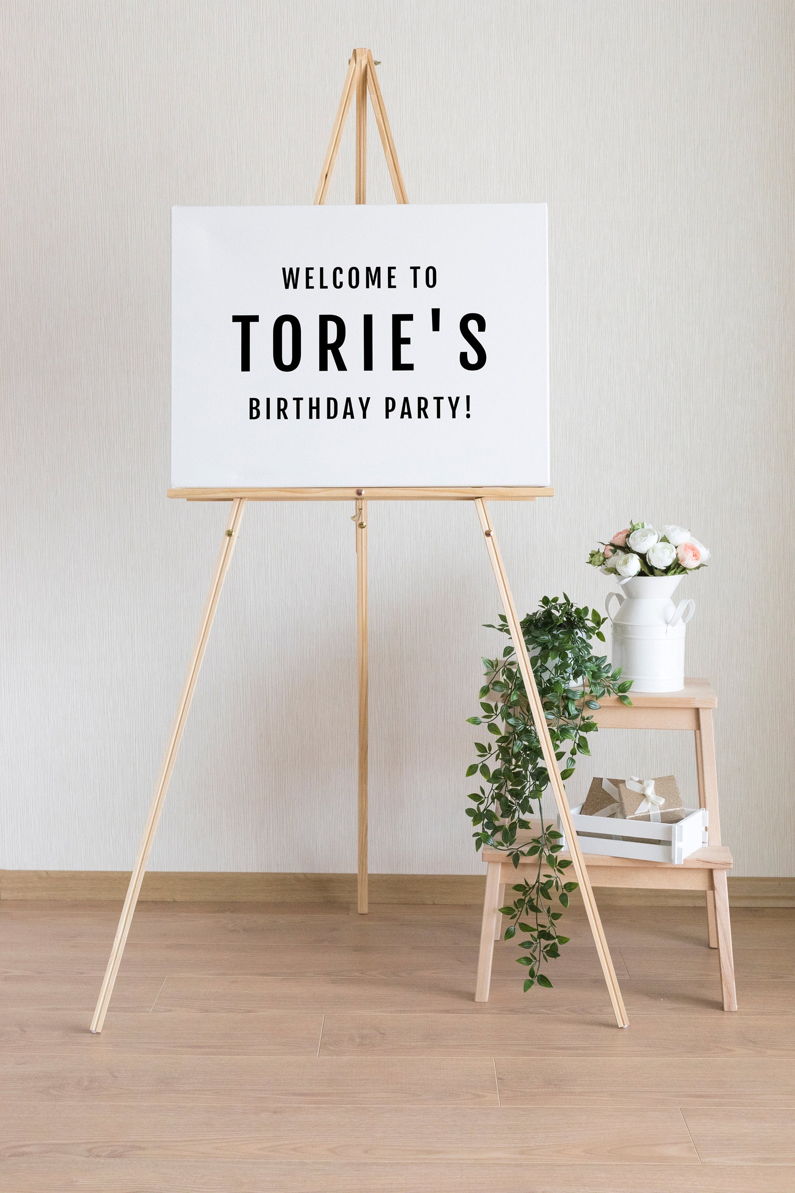 Editable Birthday Welcome Sign Birthday Welcome Poster INSTANT - Etsy ...
