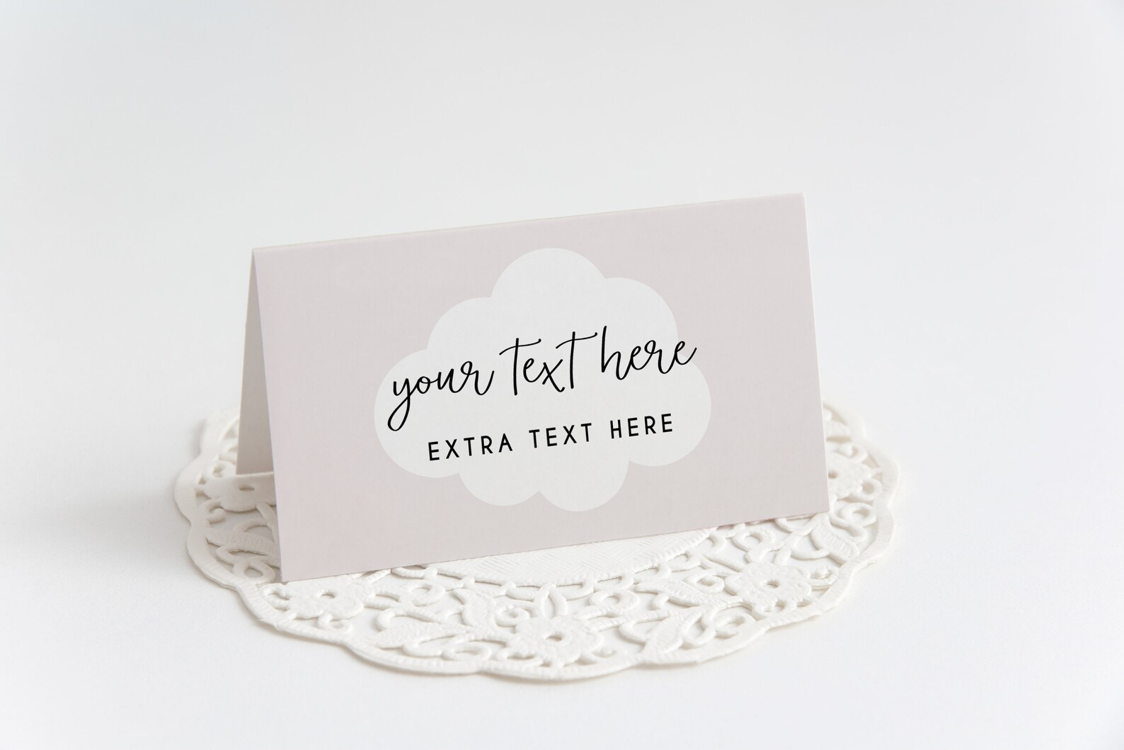 Editable Food Labels Pink Cloud Food Label Place Card - Etsy Australia