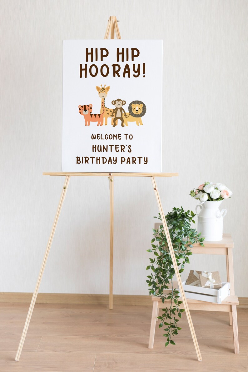 Editable Birthday Welcome Sign Birthday Welcome Poster INSTANT - Etsy