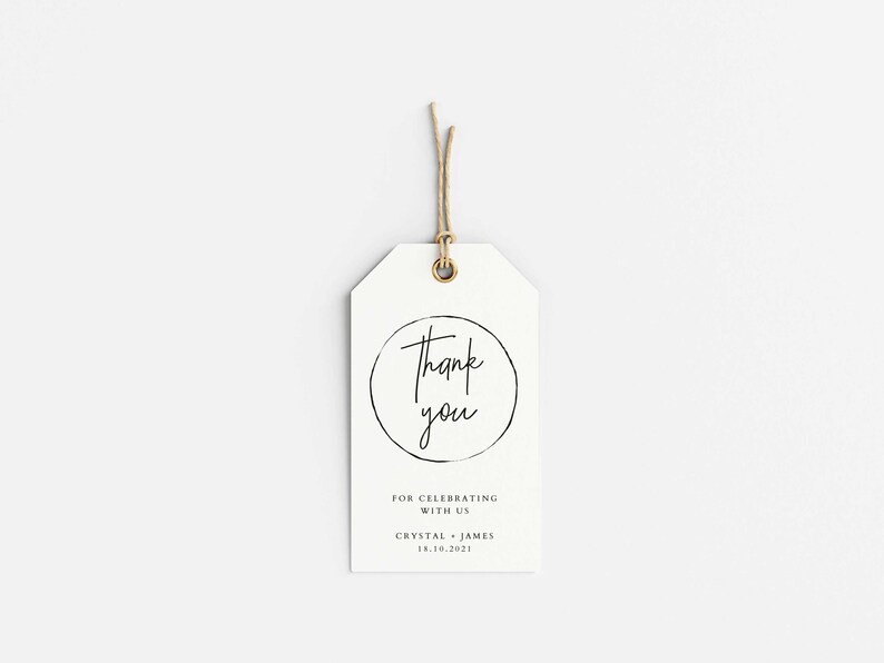 Thank You Tags Editable Template Instant Download Printable - Etsy