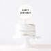Editable Cake Toppers, Simple Printable Cake Topper Template, Instant ...