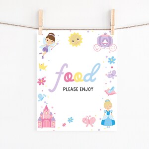 Food Table Sign 8x10, Editable Template Printable Instant Download ...