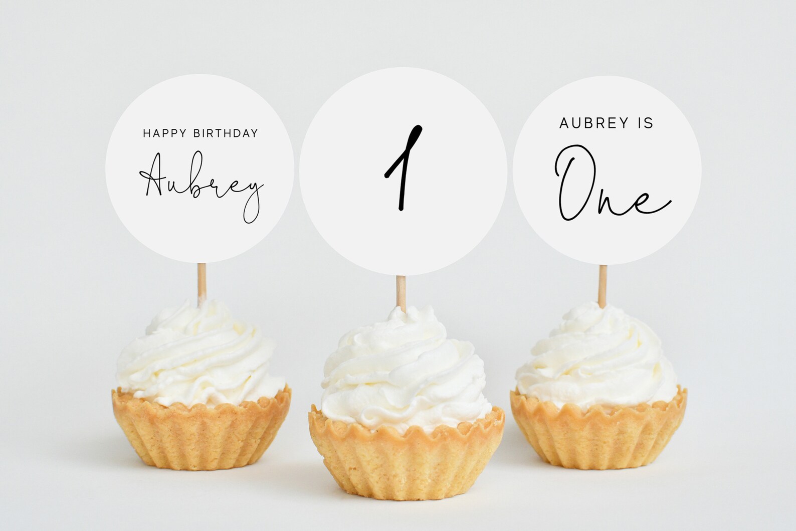 Editable Cupcake Toppers Printable Cupcake Topper Template - Etsy Australia