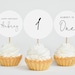 Editable Cupcake Toppers, Printable Cupcake Topper Template, Instant ...