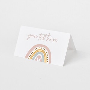 Editable Food Labels Pastel Rainbow Food Label Place Card - Etsy Australia