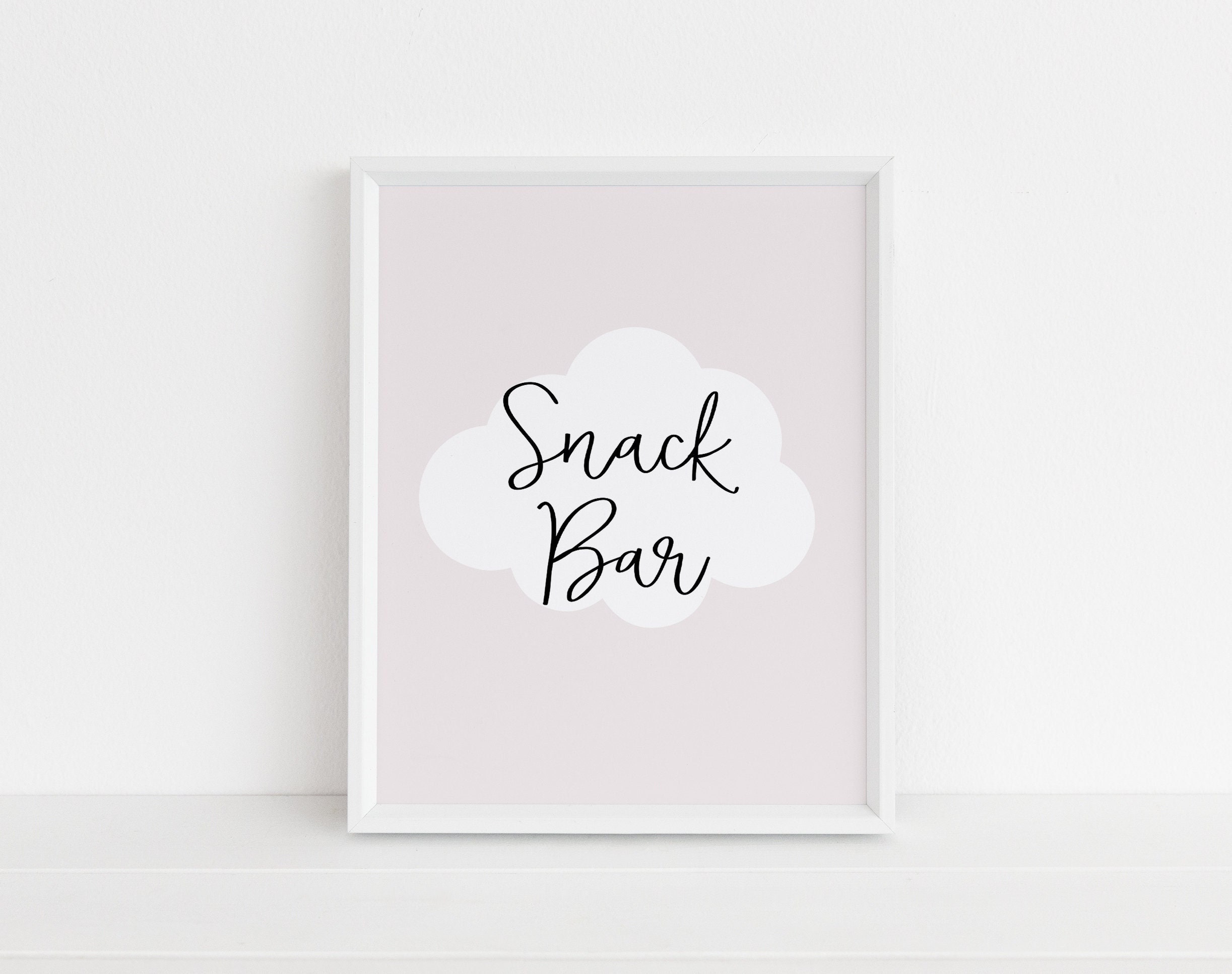 Snack Bar Sign INSTANT DOWNLOAD Take a Treat Baby Shower Sign Favor ...