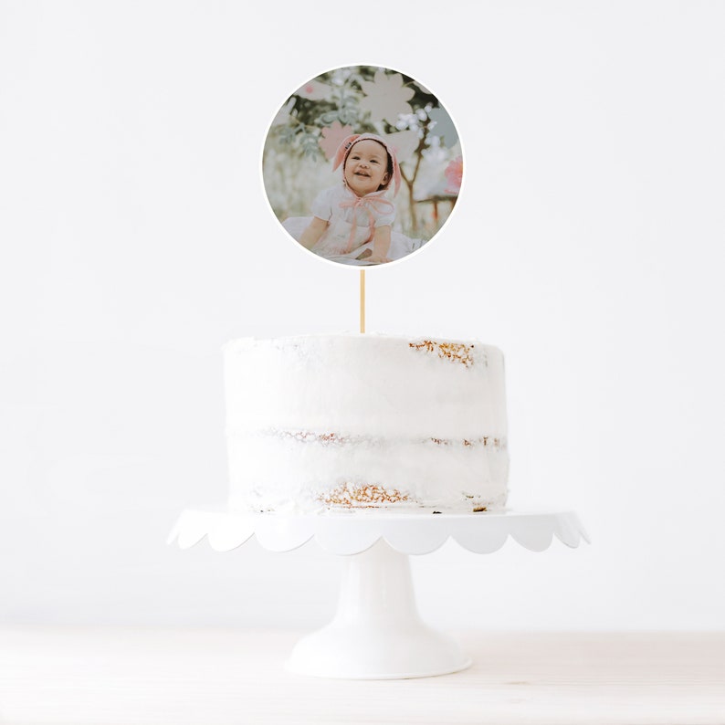 Editable Cake Toppers Photo Printable Cake Topper Template - Etsy