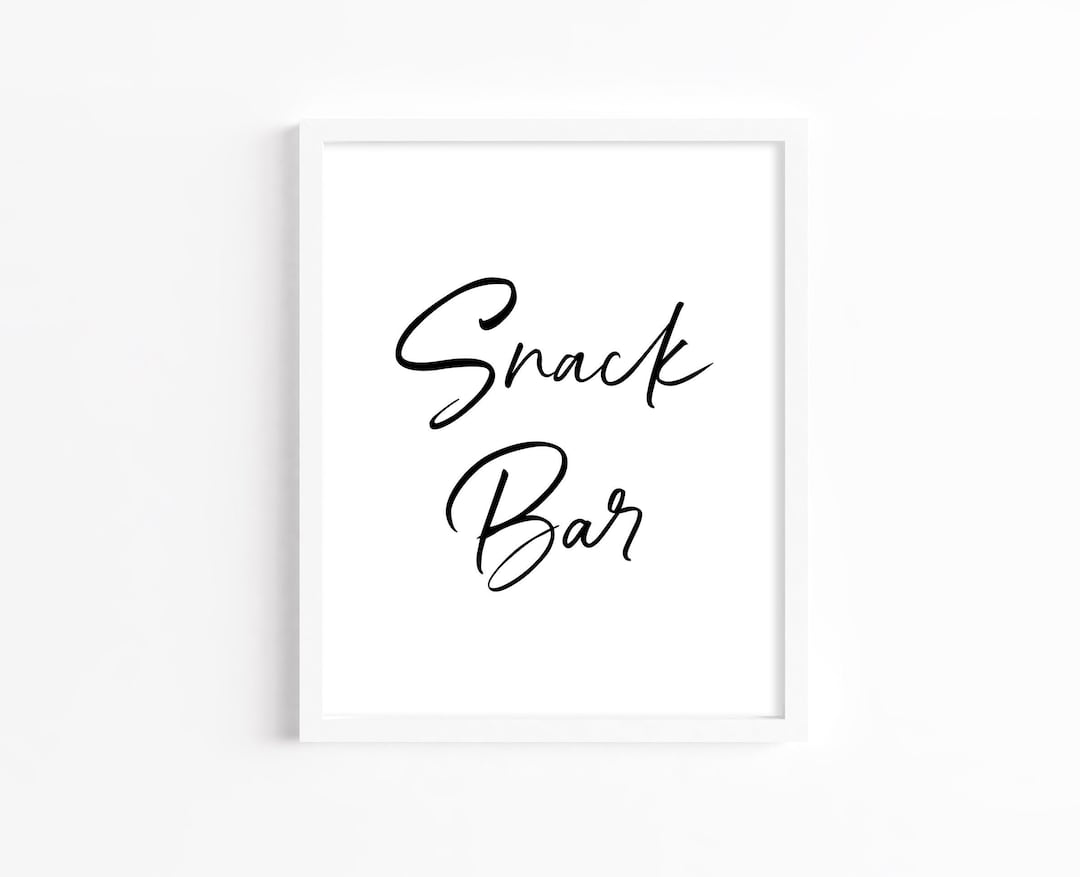 Snack Bar Sign INSTANT DOWNLOAD Take a Treat Baby Shower Sign Favor ...