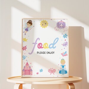 Food Table Sign 8x10, Editable Template Printable Instant Download ...