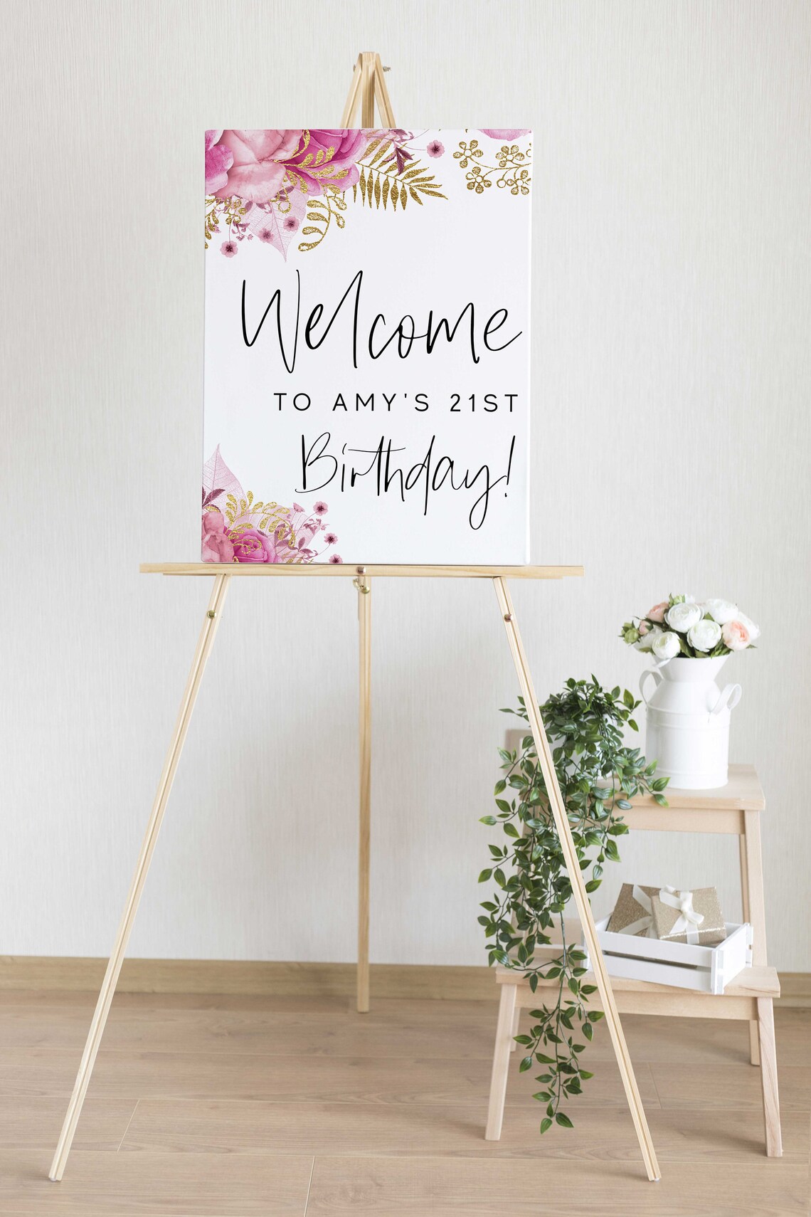 Editable Birthday Welcome Sign Birthday Welcome Poster INSTANT | Etsy