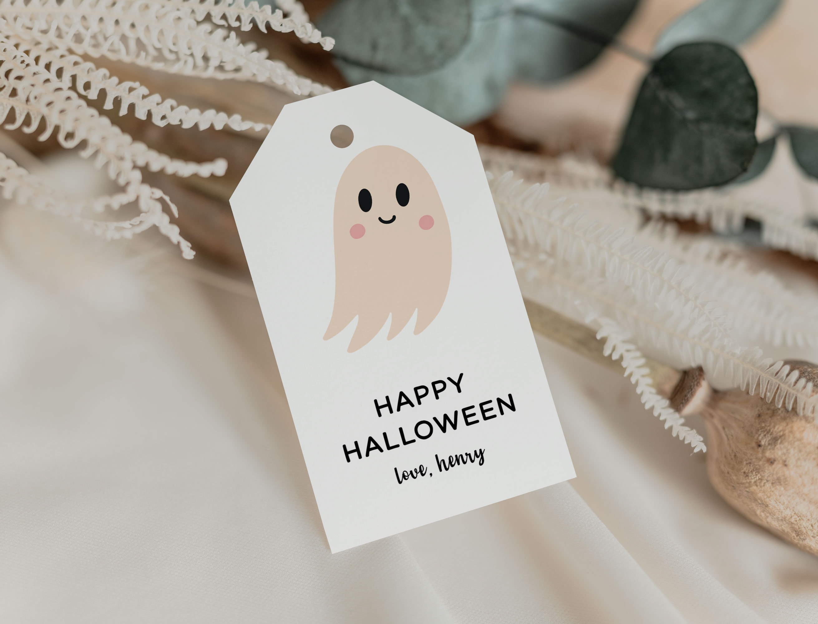 Editable Halloween Birthday Thank You Favor Tags Costume Party Girl ...