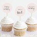 Editable Cupcake Toppers, Printable Pink Cupcake Topper Template ...
