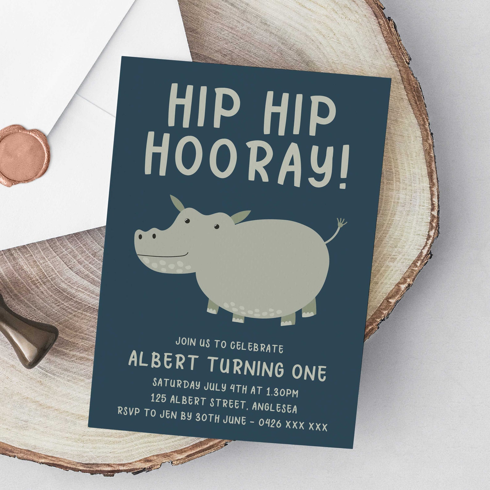 Kids Birthday Invitation Template, Printable Editable Instant Download ...