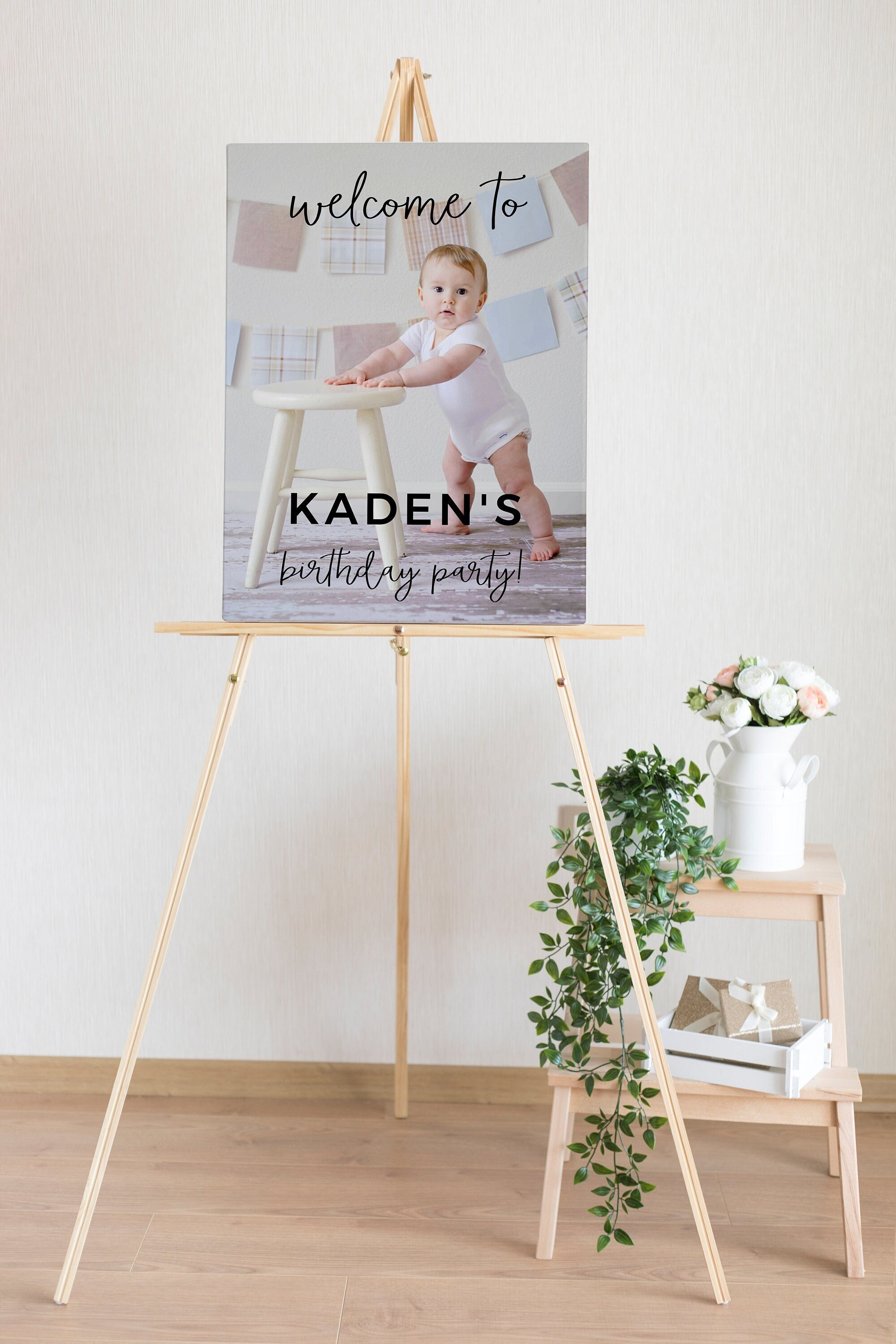 Editable Birthday Welcome Sign Birthday Welcome Poster INSTANT DOWNLOAD ...