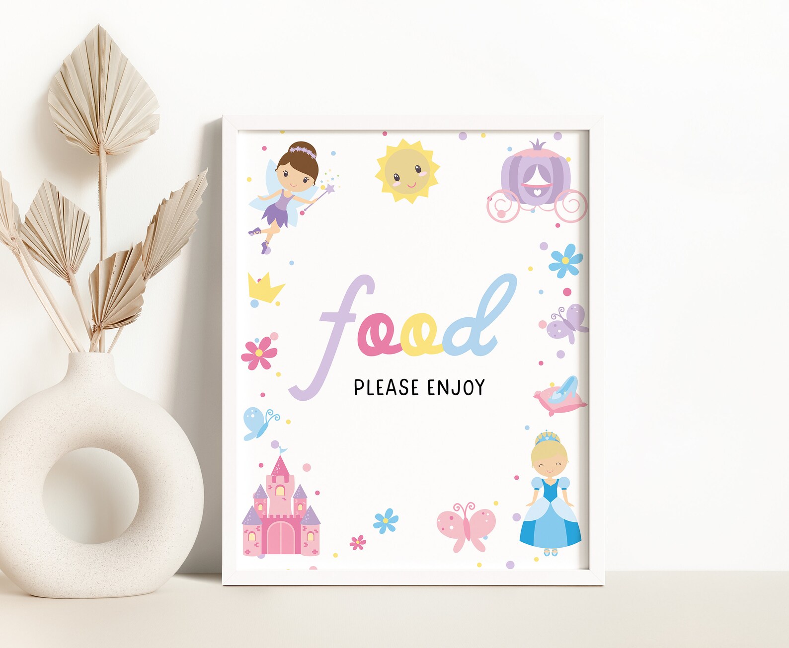 Food Table Sign 8x10, Editable Template Printable Instant Download ...