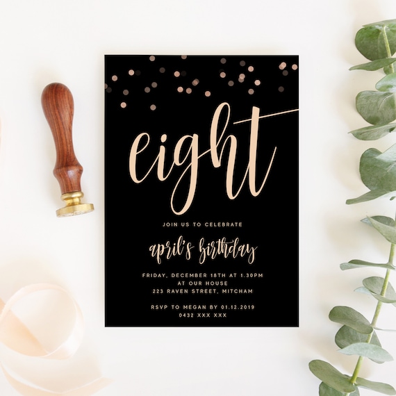 Editable And Printable Twenty Nine Birthday Party, 46% OFF