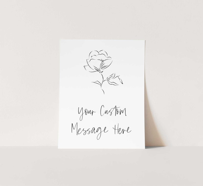 Custom Sign Editable Template, Instant Download Printable Modern ...