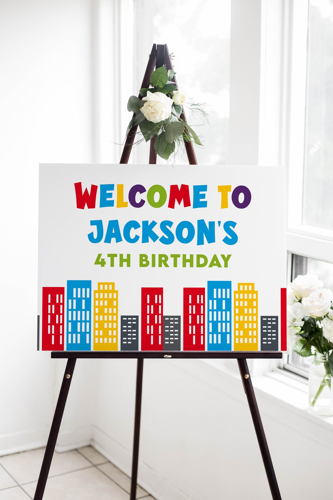 Superhero Welcome Sign, Editable Boys Birthday Party Comic Book Theme ...