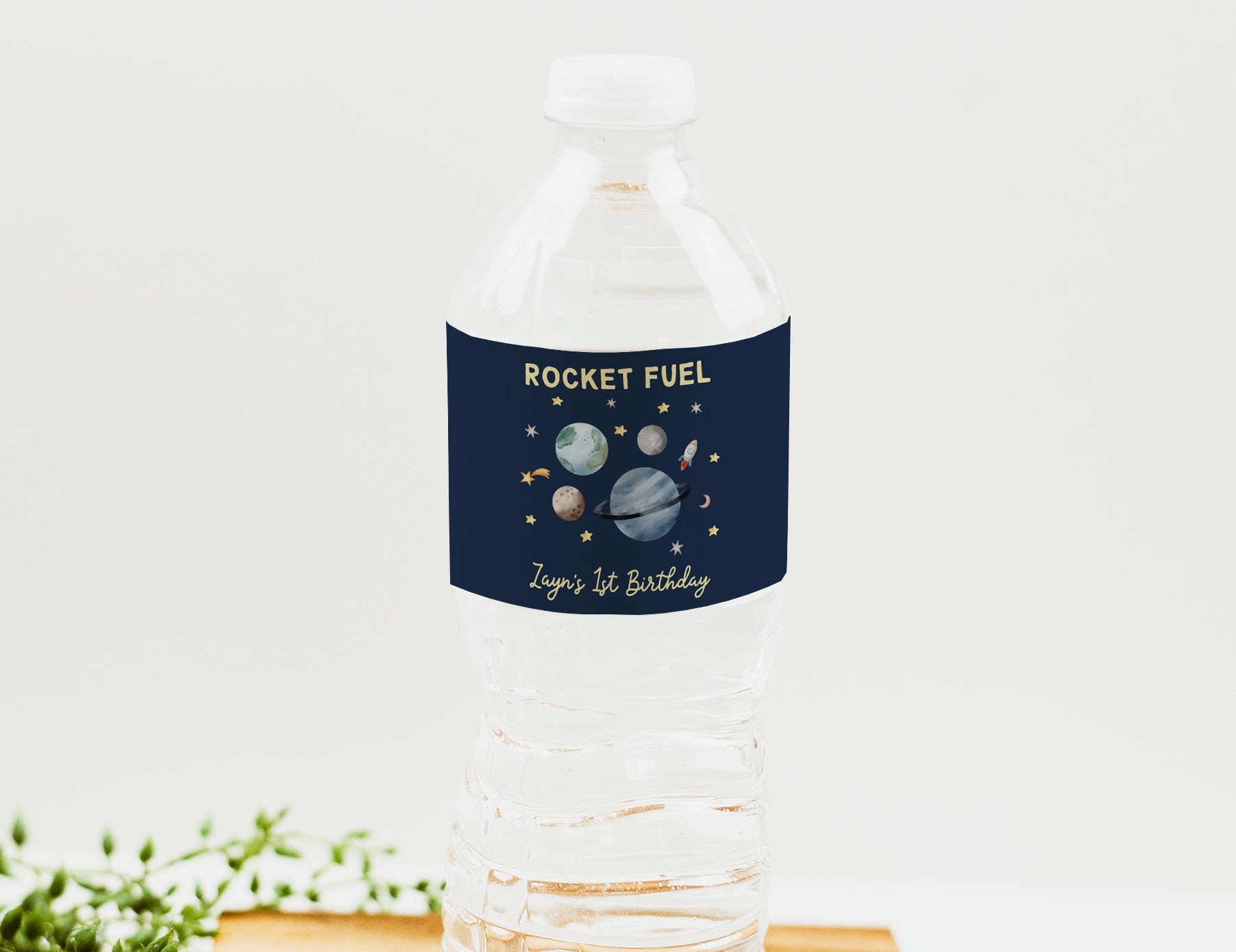 Editable Outer Space Water Bottle Labels Astronaut Party Decor - Etsy ...