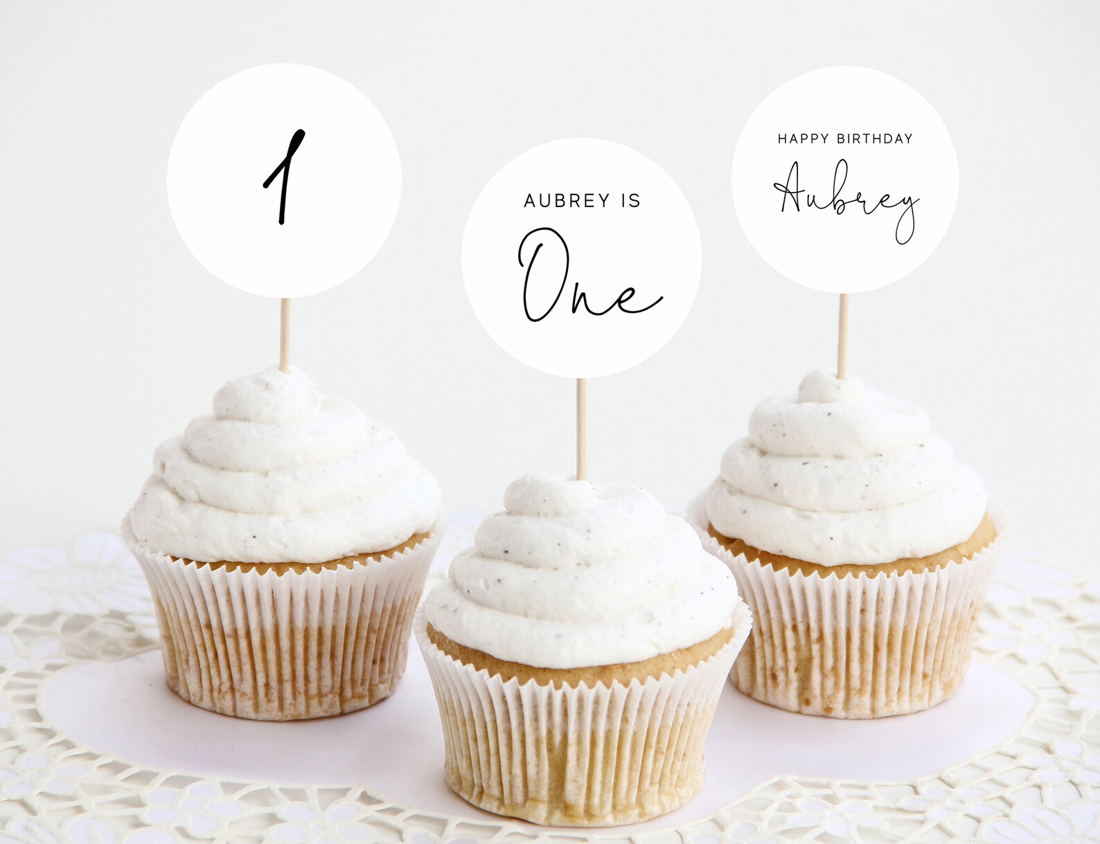 Editable Cupcake Toppers Printable Cupcake Topper Template - Etsy Australia