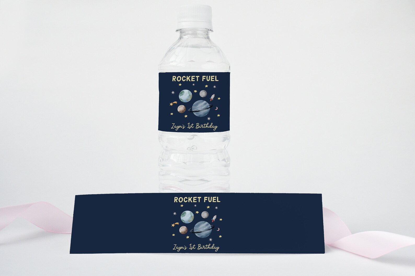 Editable Outer Space Water Bottle Labels Astronaut Party Decor - Etsy ...