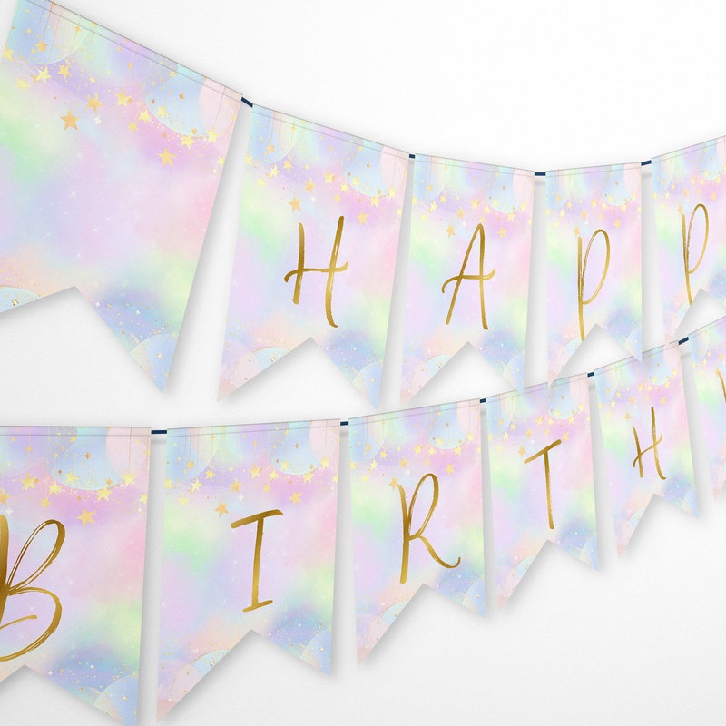 Galaxy Birthday Banner - Etsy