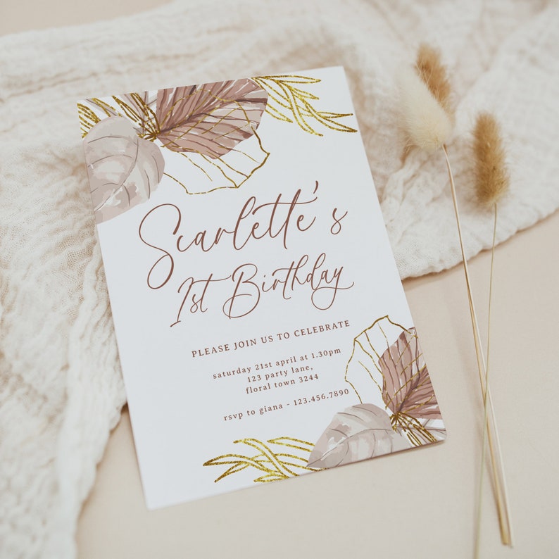 Editable Birthday Invitation Printable Instant Download - Etsy