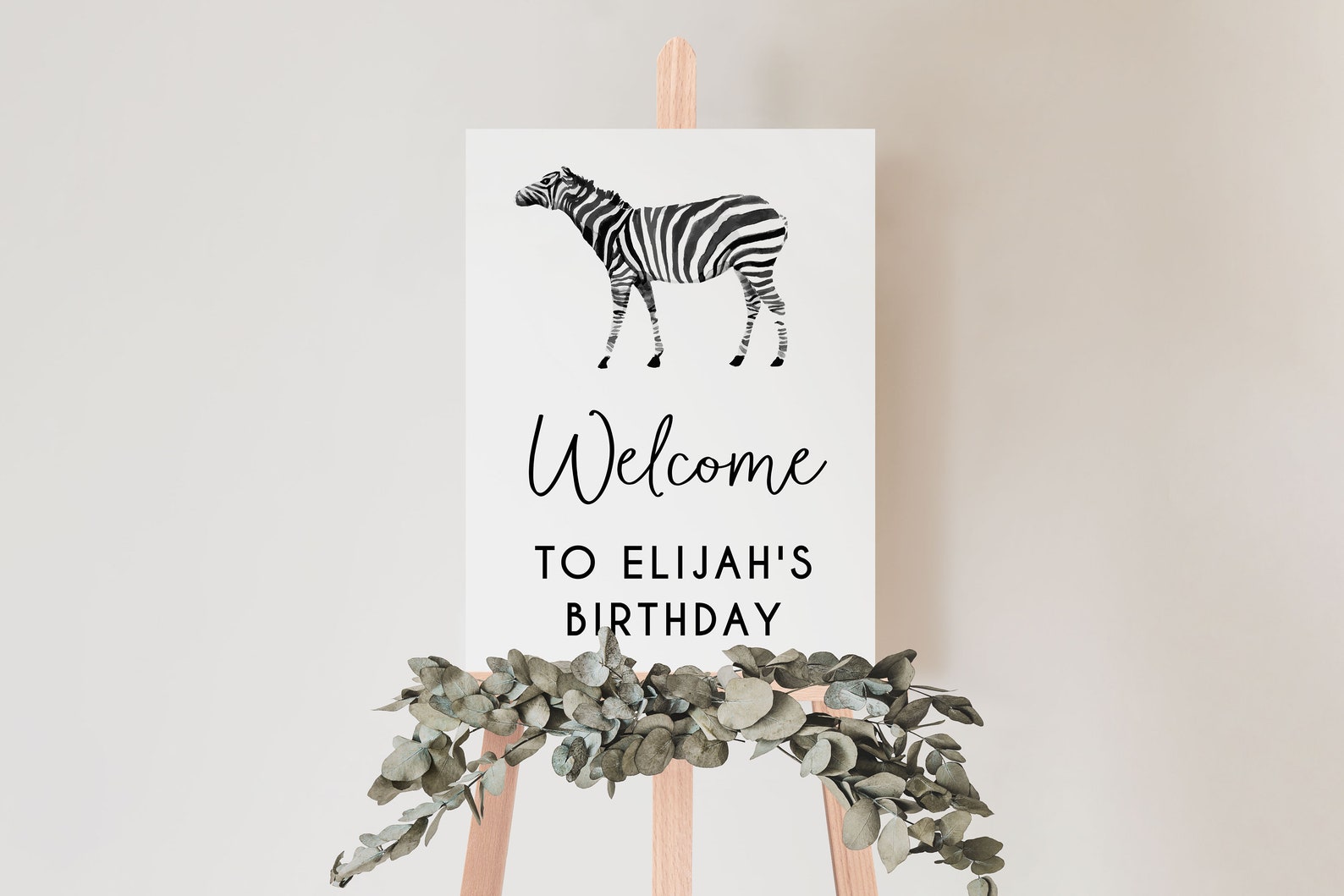 Editable Birthday Welcome Sign Birthday Welcome Poster INSTANT - Etsy