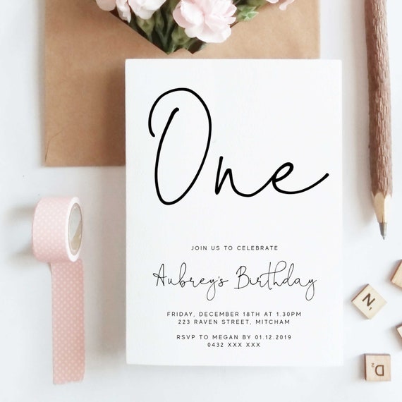 Simple Party Invitations
